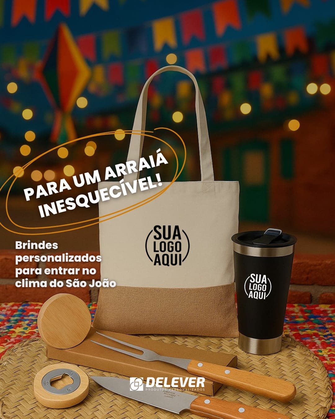 Ideias incríveis de brindes para o São João 2025 | Delever | Produtos ...